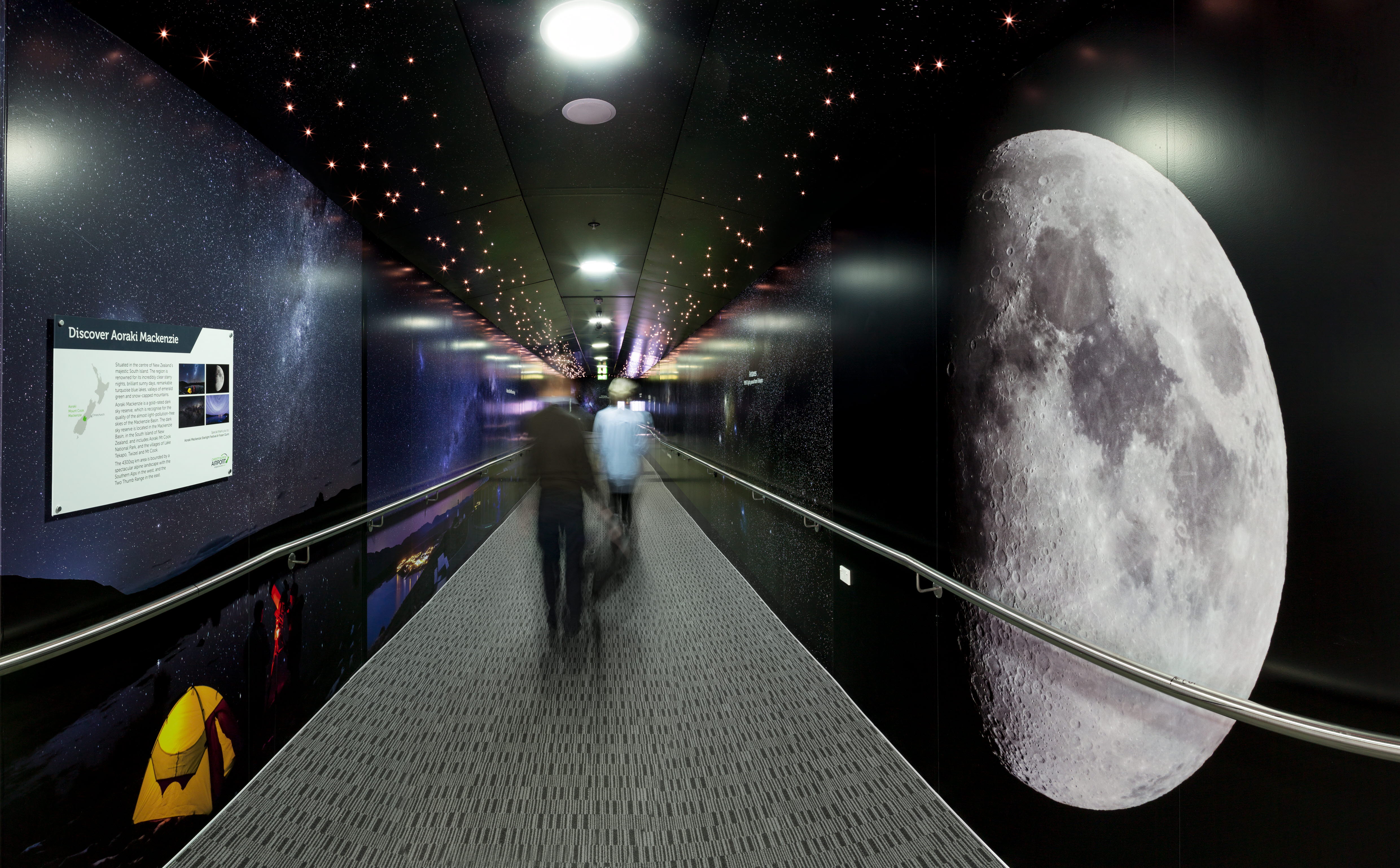Themed Air Bridges - Christchurch Airport
